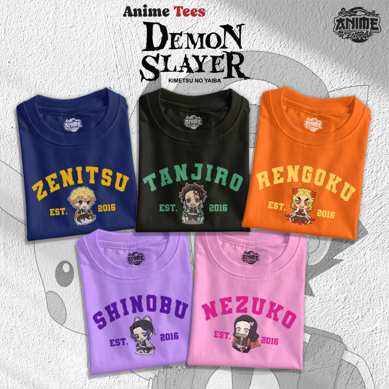 Famous anime Demon Slayer University Tanjiro Zenitsu Inosuke Nezuko ...