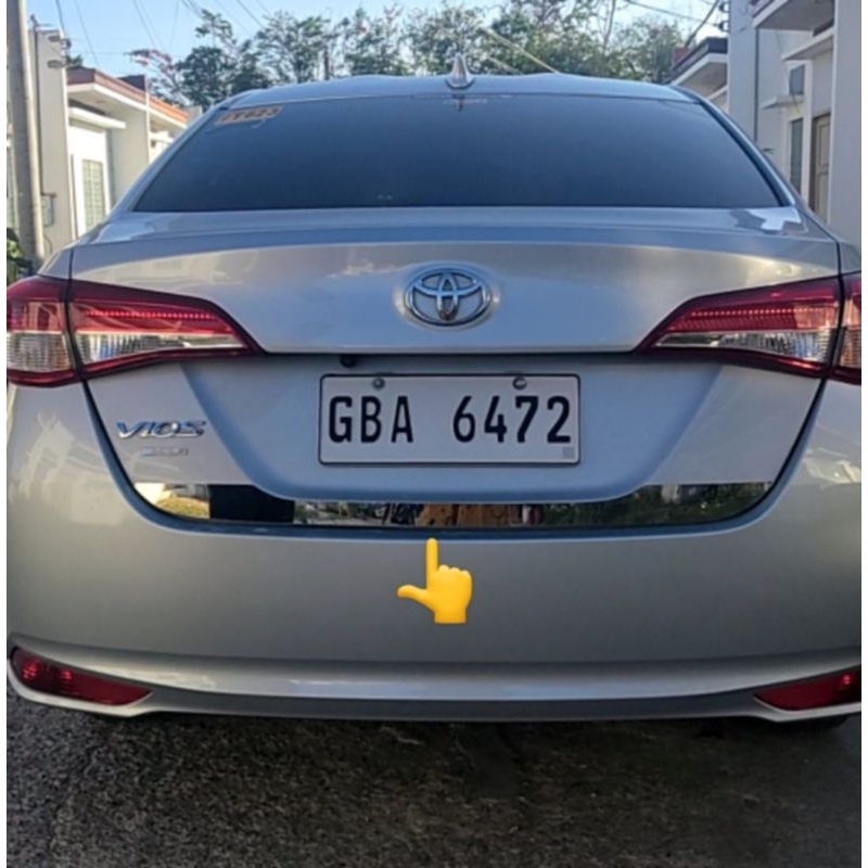 toyota vios rear trunk tailgate back door cover trim for vios (2019 ...