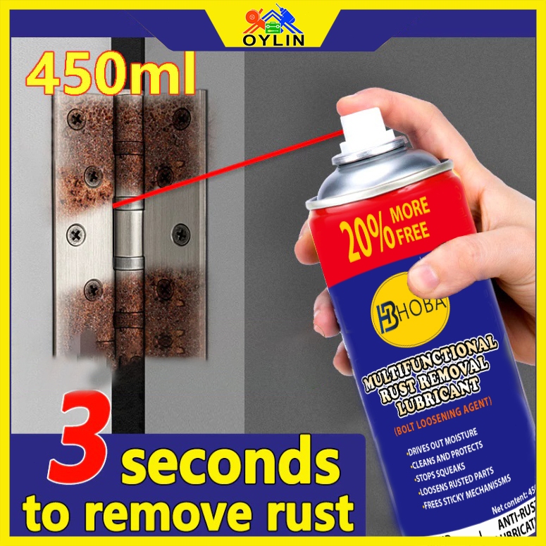 Rust Remover Spray Multi-Use Penetrating Oil Rust Remover anti-rust ...