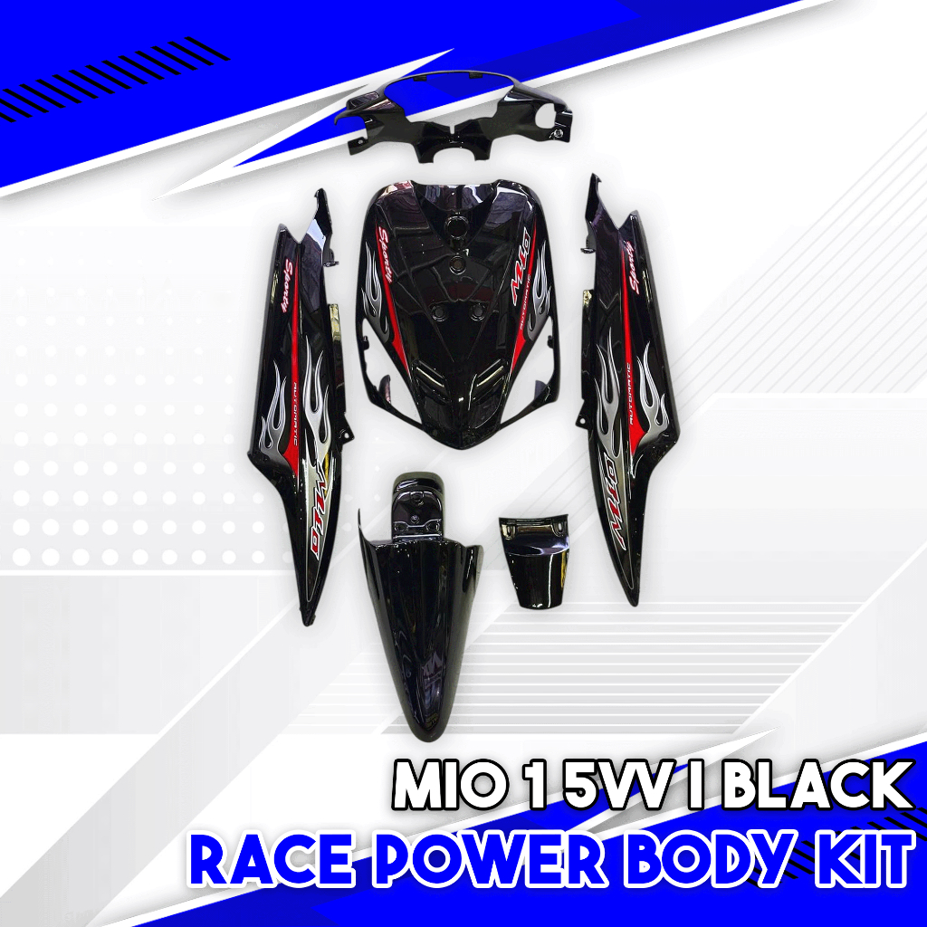 RACE POWER BODY KIT FOR MOTOR MIO 1 5VV | Shopee Philippines