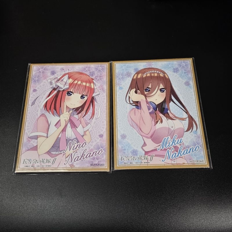 LAWSON (2021) The Quintessential Quintuplets - Nakano Colored Shikishi ...