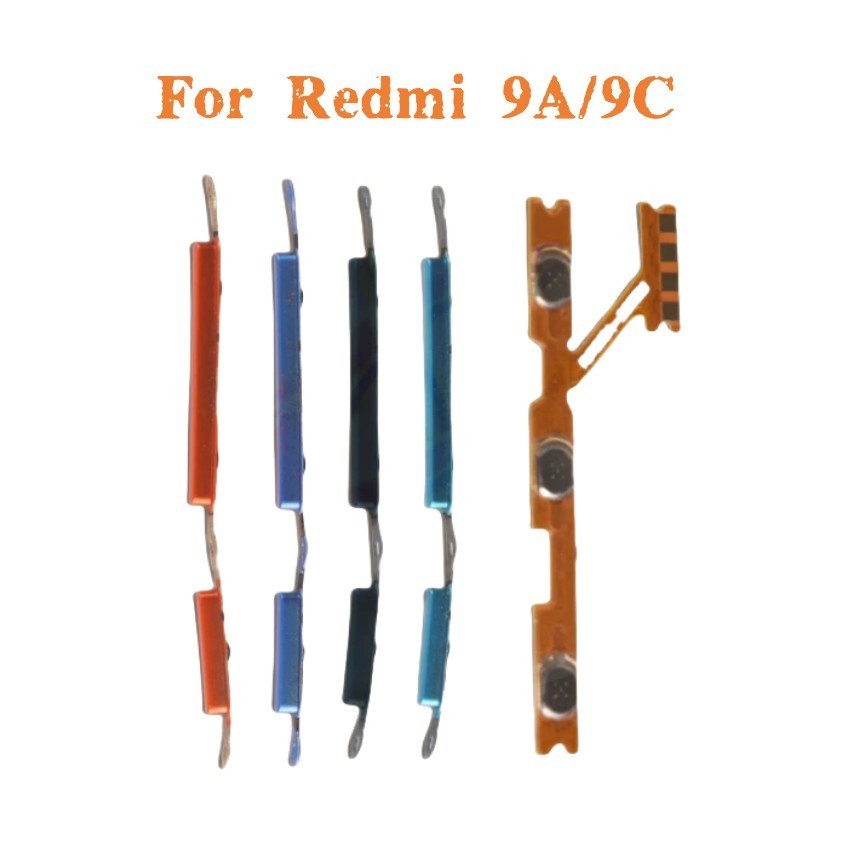Power on off switch volume button flex for Xiaomi Redmi 9A 9C Power ...