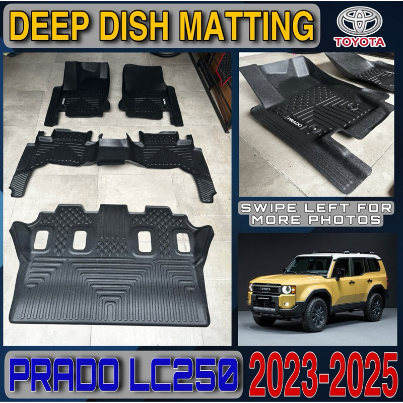 Toyota Land Cruiser Prado 2023-2024 LC250 Deep Dish Matting | Shopee Philippines