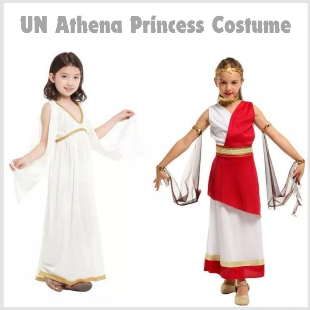 United Nations Athena Princess Costume for Girls - Greek Goddess Theme ...