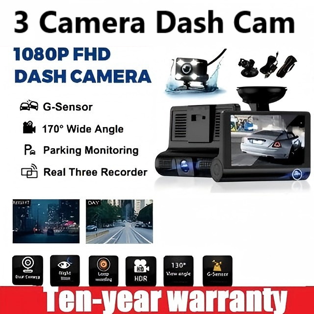 Original Dash Cam For Car Dashcam Front And Back With Night Vision 4 ...