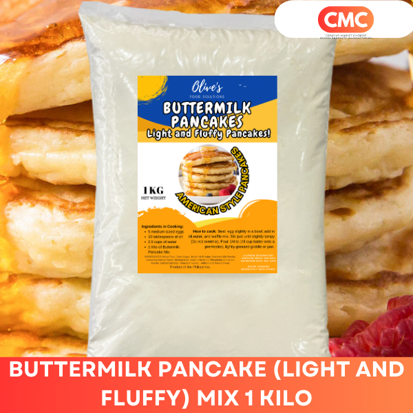 Premium Buttermilk Pancakes Mix: Light and Fluffy (American Style) 1 ...