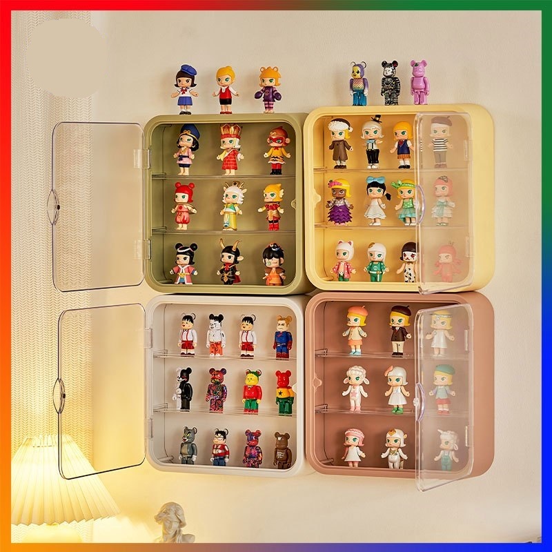Acrylic Display Rack Wall Mounted Blind Box Storage Display Shelf Multi ...