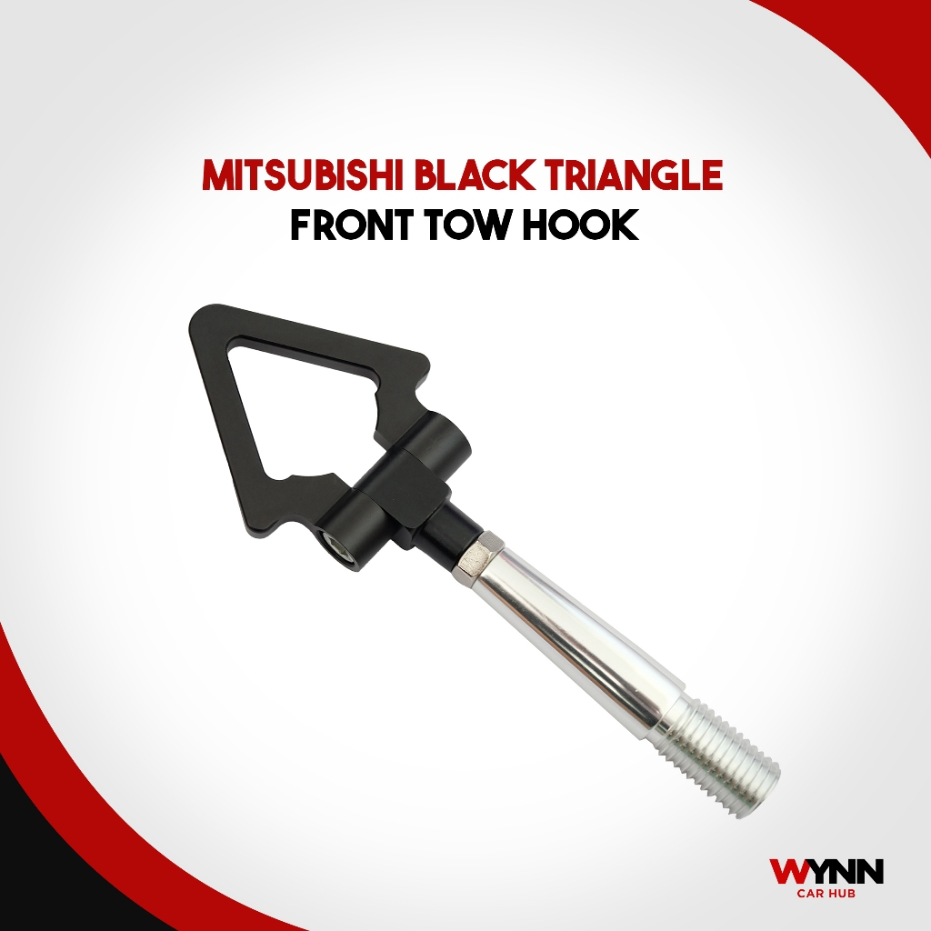 Mitsubishi Black Triangle Front Tow Hook | Shopee Philippines