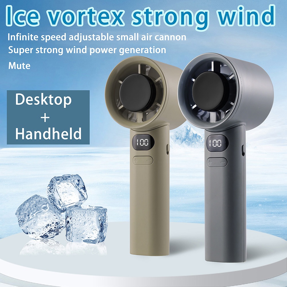 M11 Powerful 120-level adjustable mini portable fan, USB rechargeable ...