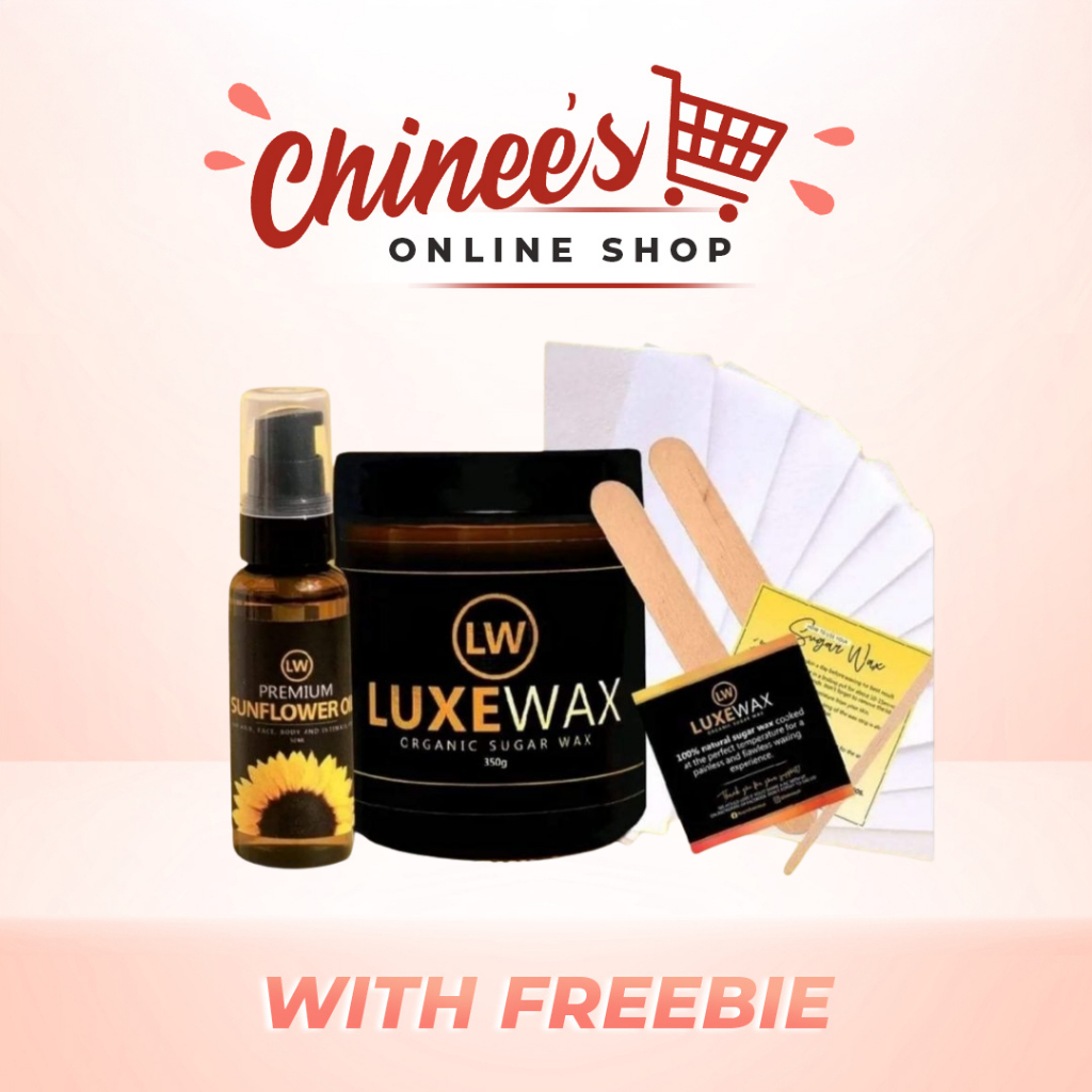 LUXEWAX Sugar Wax Organic Hair Removal Cold Brazilian Underarm Legs ...