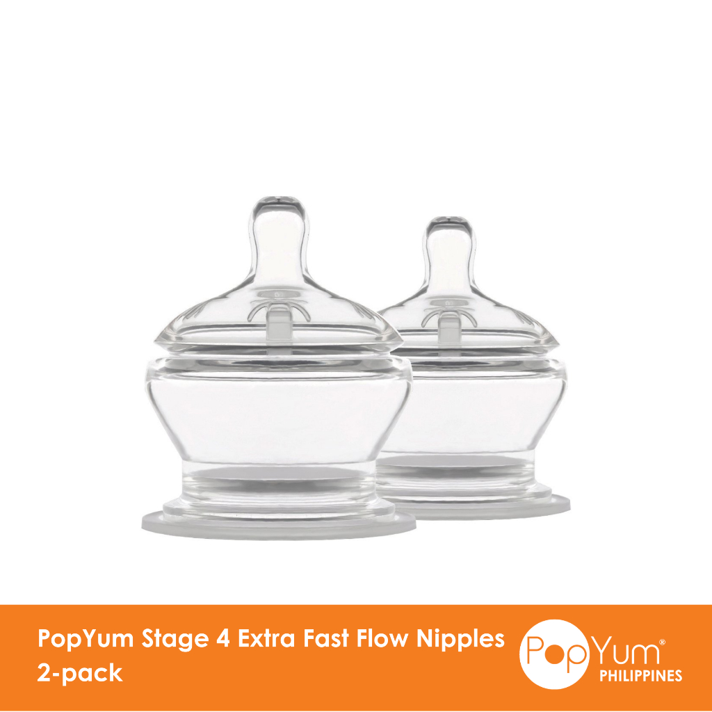 PopYum Stage 4 Extra Fast Flow Nipples, 2-pack | Shopee Philippines