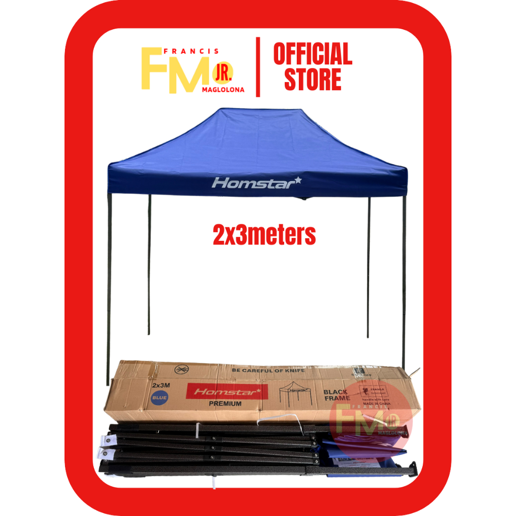 Homstar Retractable Tent SIzes - 2x2meters to 3x4.5meters | Shopee ...