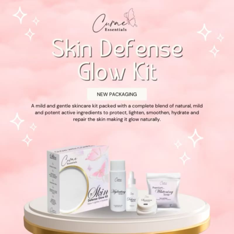 CURAE Skin Defense Glow Kit (NEW PACKAGING) | Shopee Philippines