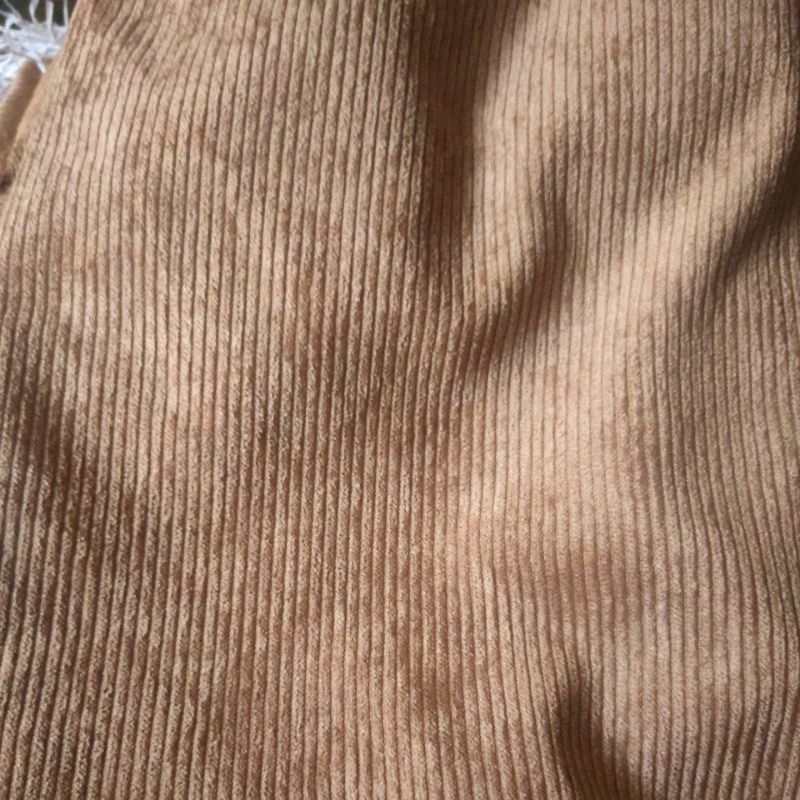 Brown Corduroy Fabric sold per yard | Shopee Philippines