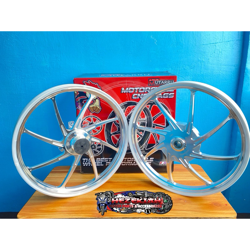 MUTARRU CNC MAGS FOR AEROX X17 SILVER / BLACK / RED / BLUE | Shopee ...