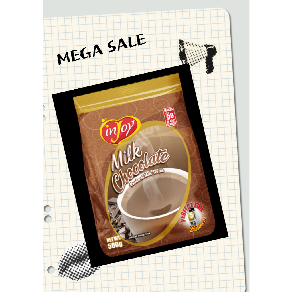 Milk Chocolate Powder Drink 500g VENDO DRINKS (Bagsak Presyo) | Shopee ...