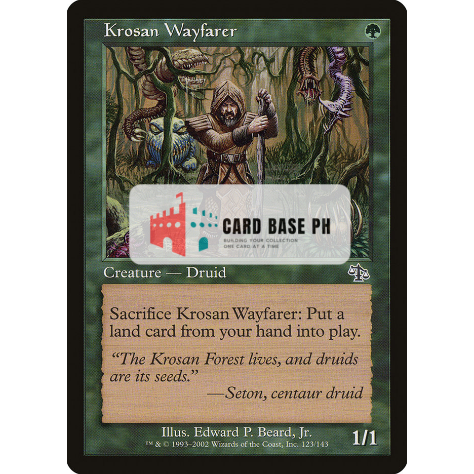 Krosan Wayfarer( Lightly Played) - Magic the Gathering Trading Card ...