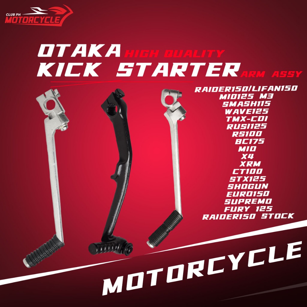 Motorcycle Kick Starter Arm Assy for RS100 TMX-CDI SHOGUN SMASH 115 XRM ...