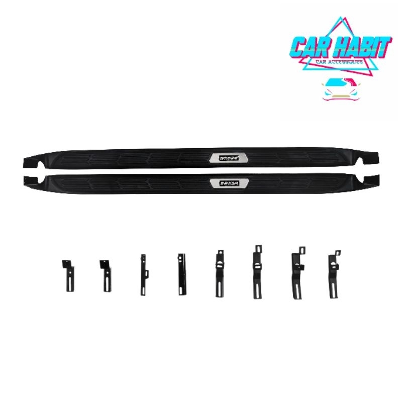 Toyota Innova Stepboard With Logo Black 2016 2017 2018 2019 2020 2021 ...