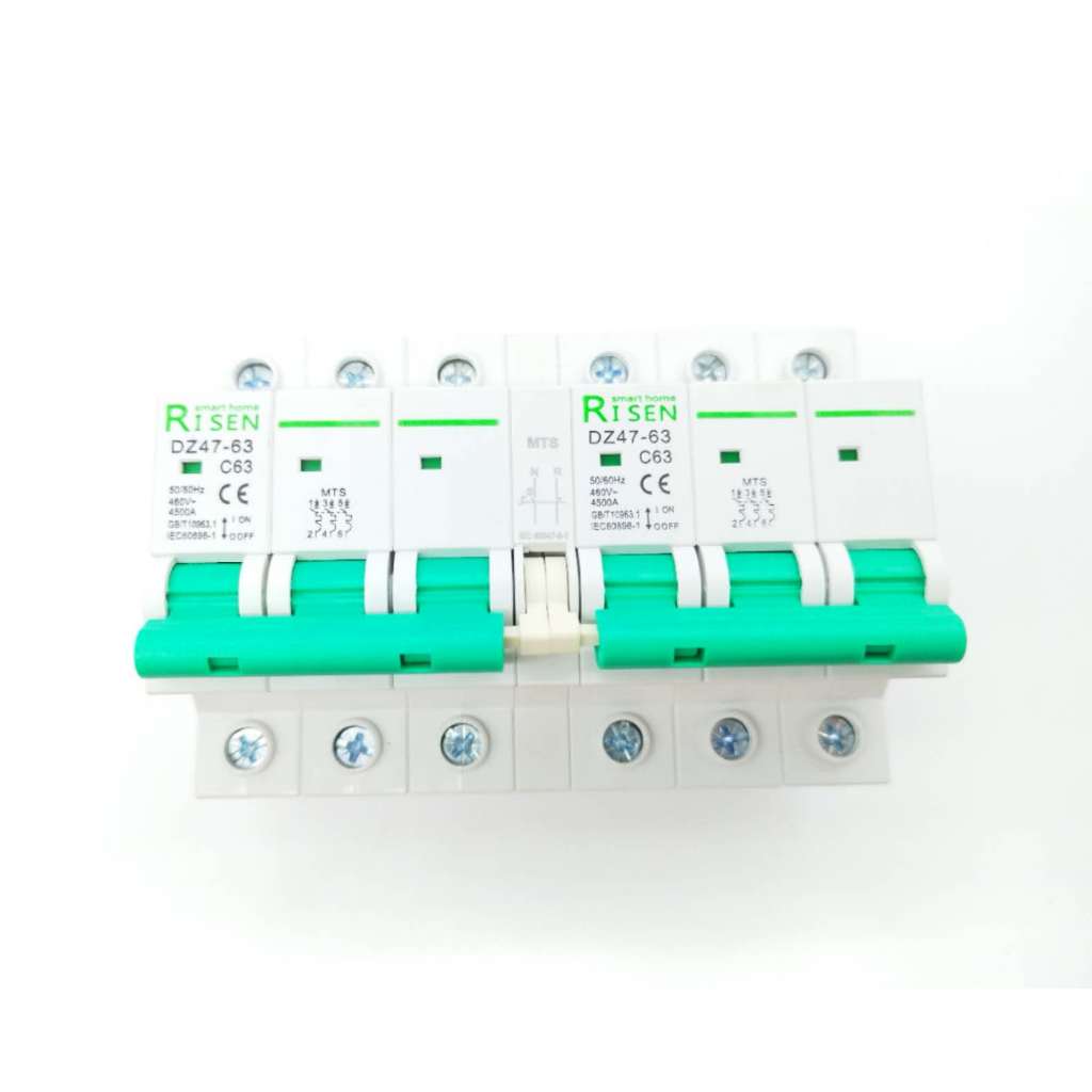 MTS AC Dual Power Manual Transfer Switch Circuit Breaker MCB | Shopee ...