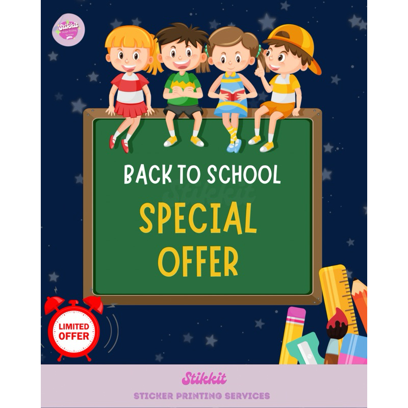BACK TO SCHOOL BUNDLES: Name & Subject Stickers, Name tag, Bag tag ...