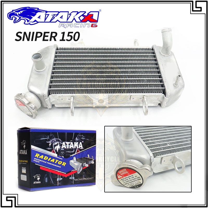 ATAKA Motorcycle Radiator Assy YAMAHA Sniper150 Plug and Play | Shopee ...