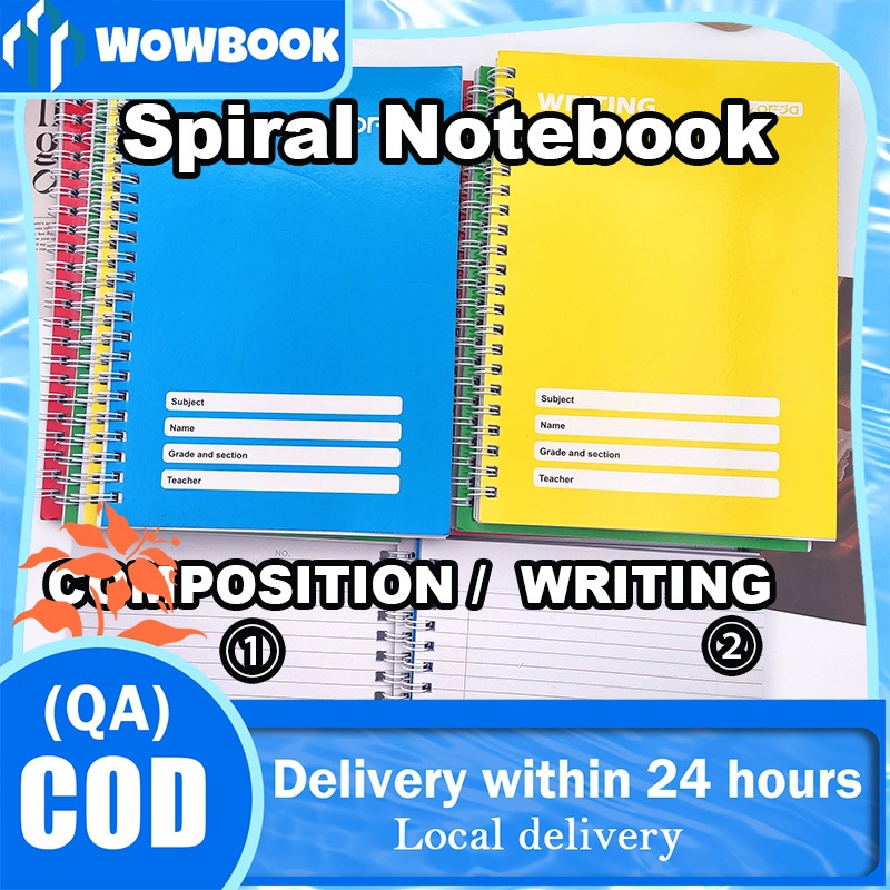 10PCS ZOFDA Spiral Notebook 80 Leaves A5 Writing Composition Waterproof ...