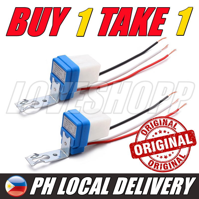 【BUY 1 TAKE 1】 AC 220V 10A Auto On Off Photocell Street Light Sensor ...