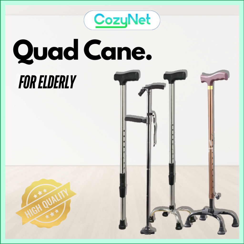 Quad Cane for Adult Heavy Duty Tungkod Quad cane Stainless steel Trusty ...