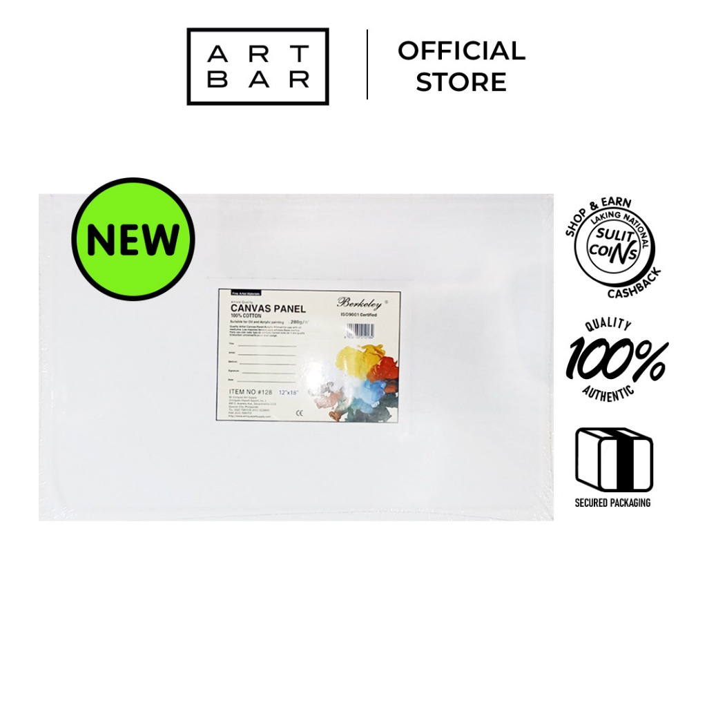 Berkeley Canvas Panel 12x18 Cotton - Art Bar | Shopee Philippines