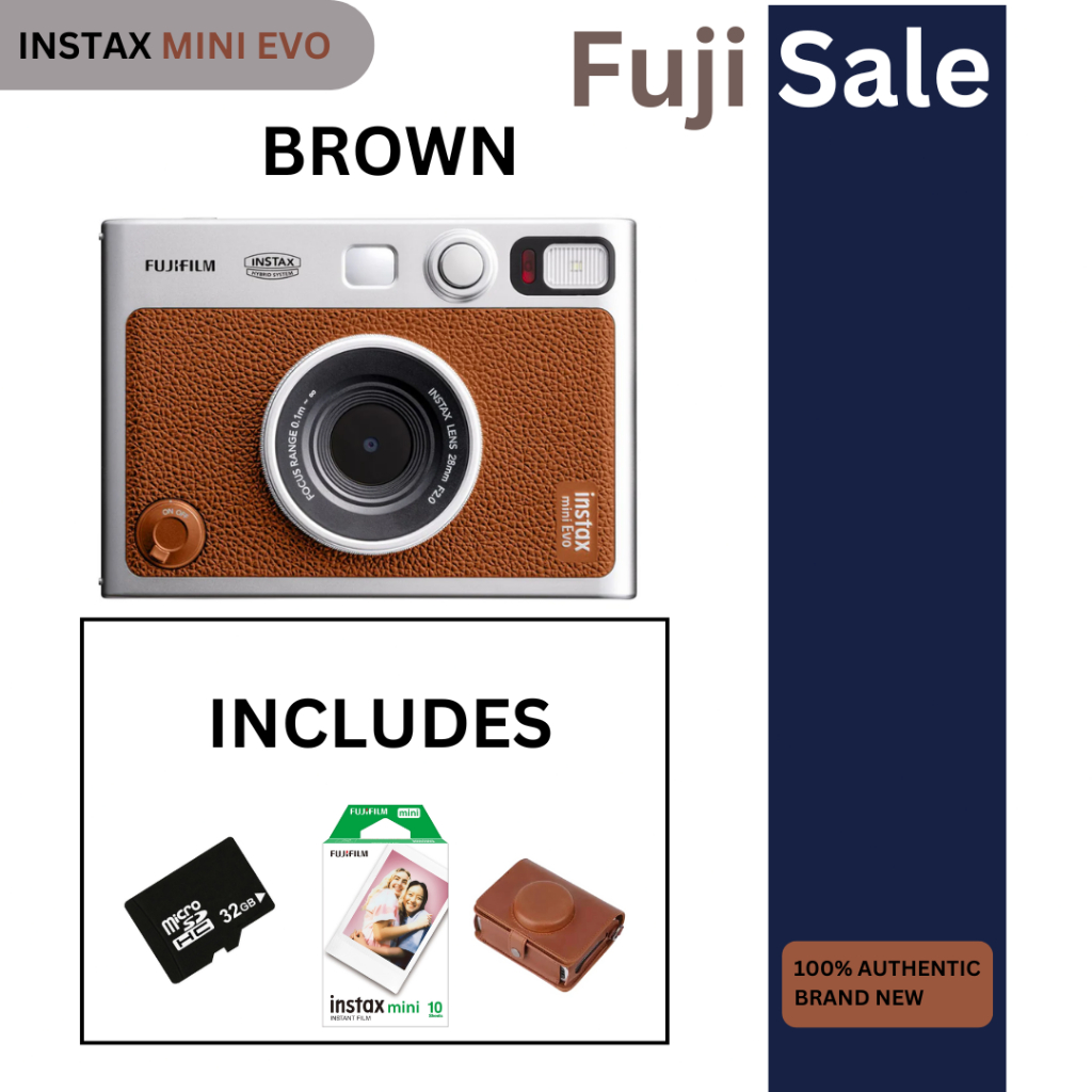 [Fujifilm Super Sale] Fujifilm Instax Mini EVO Instant Camera – All-in ...