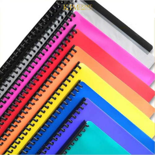 KIMHOME colored long and short clearbook for school office A4 Legal ...