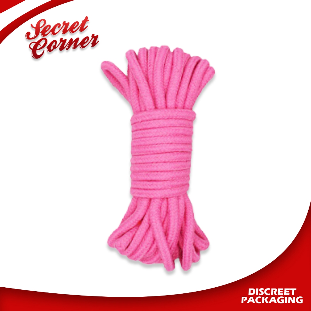 Secret Corner Bdsm Cotton Bondage Rope Japanese Shibari Rope - Pink ...