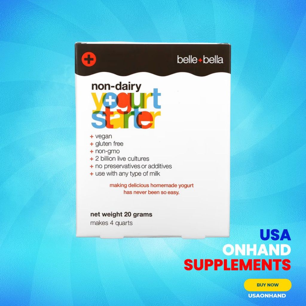 USA Onhand | Belle+Bella Non-Dairy Yogurt Starter, 4 Packets | Shopee ...