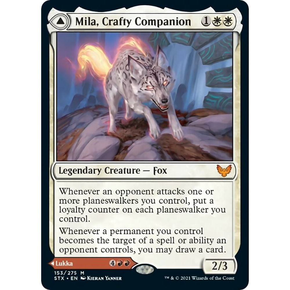 Magic the Gathering - Mila // Lukka - MTG Multicolored White / Red ...