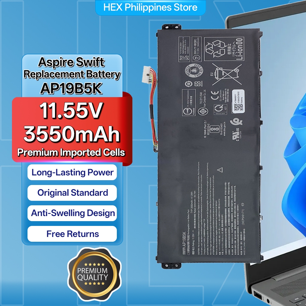 AP19B8K Laptop battery For ACER 3 A315-23 A315-58 A317-52 A317-53 ...