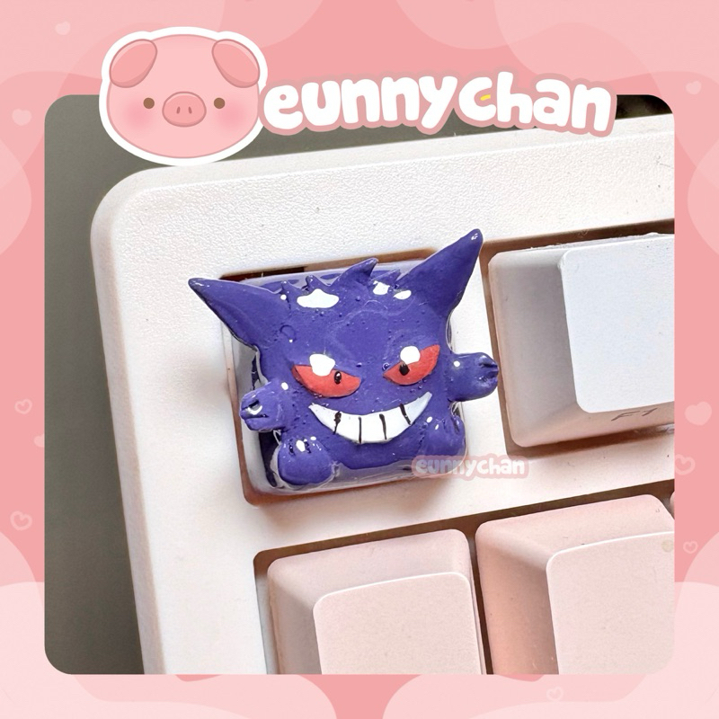 Pokemon Gengar Handmade Artisan Keycap by eunnychan | Shopee Philippines