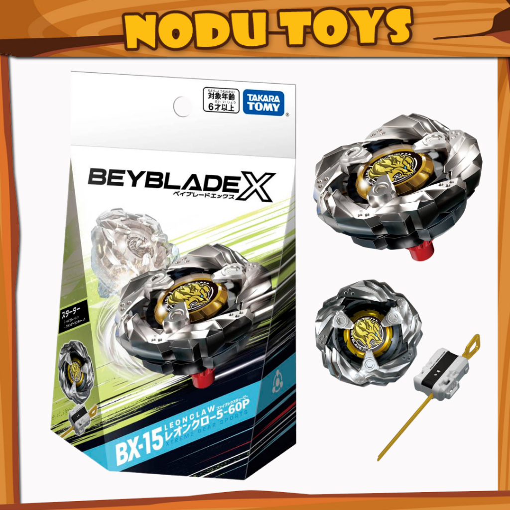 Beyblade X BX-15 Starter Leon Claw 5-60P [Bankee Sticker] | Shopee ...