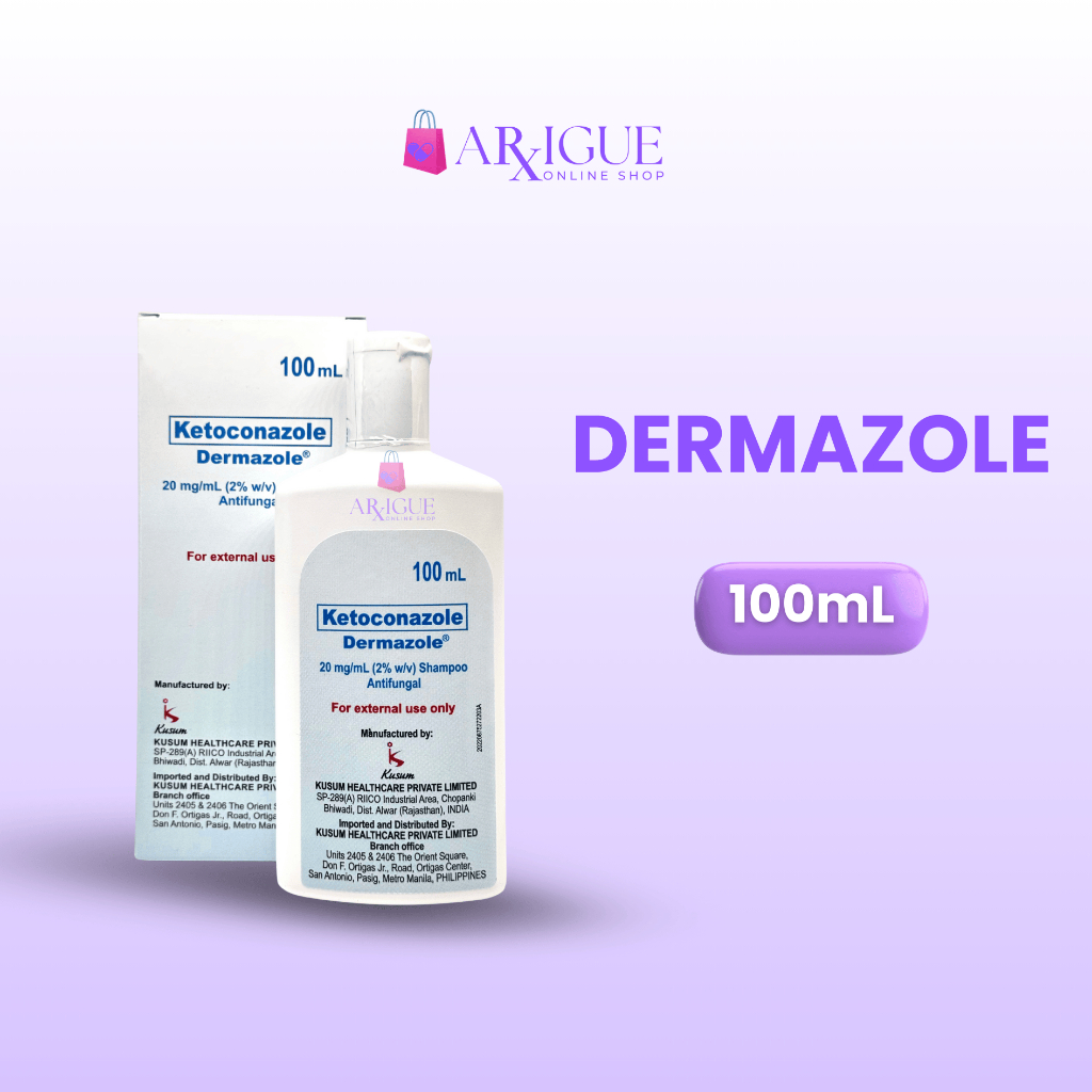 DERMAZOLE 100ml Ketoconazole Shampoo | Shopee Philippines