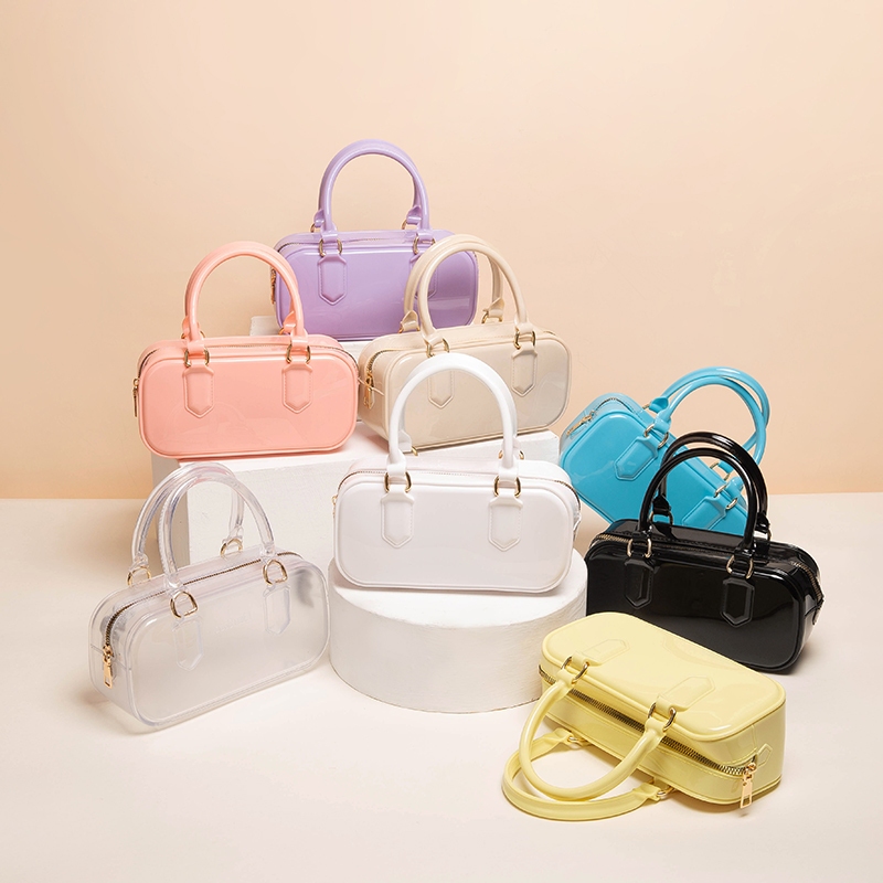Mumu 5036 Cute Girls Jelly Sling Bag With Handle Shoulder Bags For ...