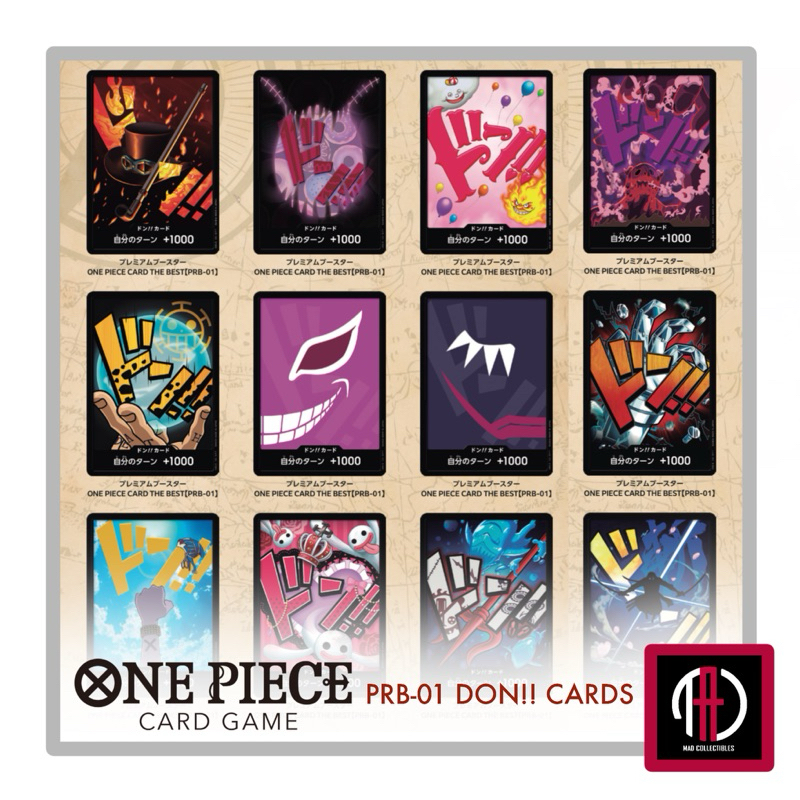 One Piece TCG Singles - PRB-01 Don!! Cards - Premium Booster The Best ...