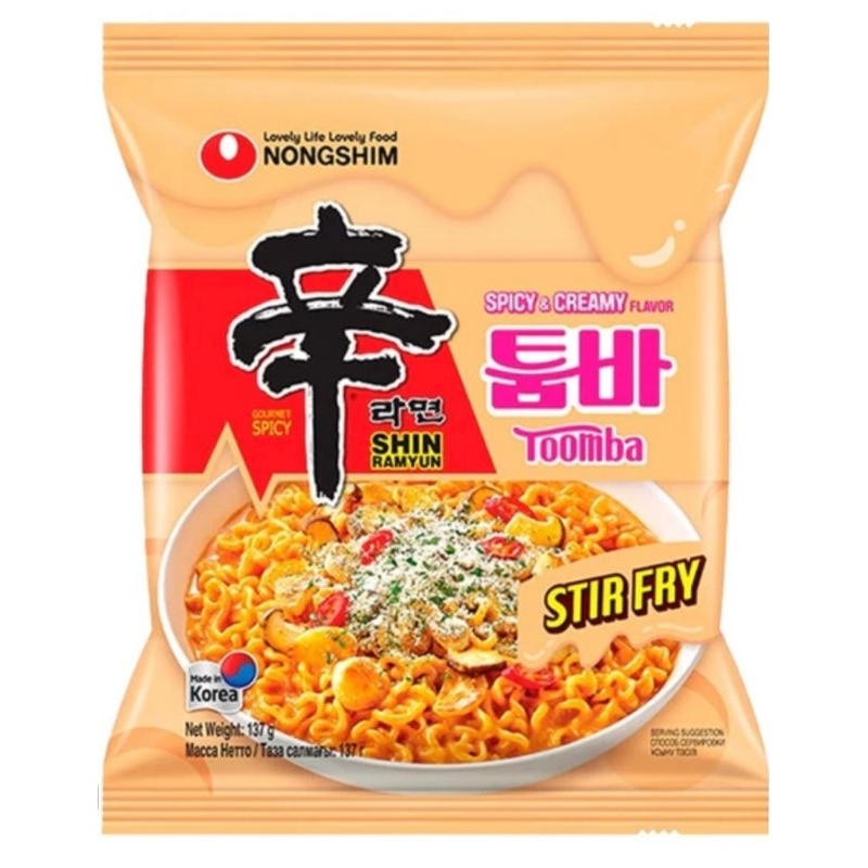 Nongshim shin ramyun Toomba (spicy & creamy flavor)137g | Shopee Philippines