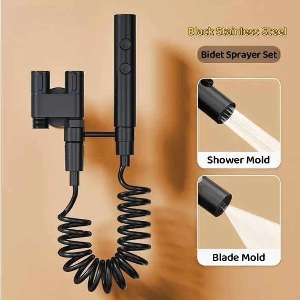 [in stock]New 4-in-1 stainless steel bidet set Bidet spray set Shower ...