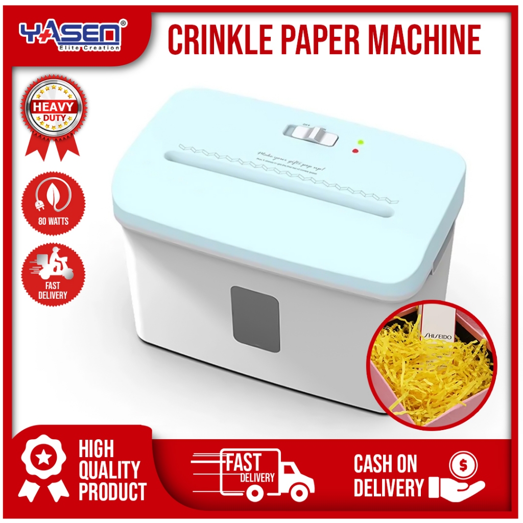 Creative Express Crinkle Paper Machine Crinkle Cut Paper Shredder ...