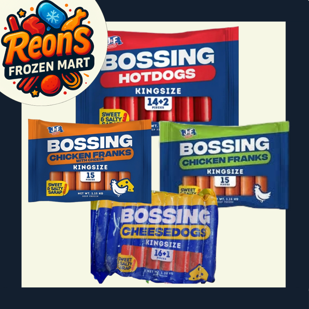 Bossing Hotdog Pork , Chicken , Cheese , Chicken with Cheese in 1kg ...