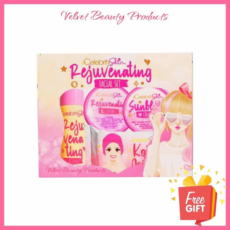 Celebrity Skin Rejuvenating Set | Toner - Soap - Rejuv Cream - Sunblock ...