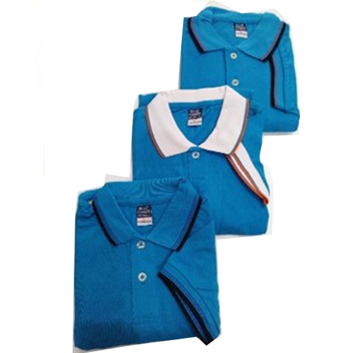 Blue corner Polo shirt with linning | Shopee Philippines
