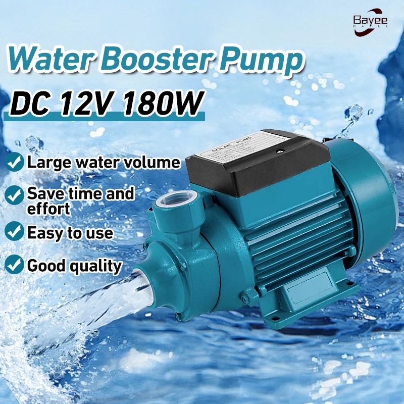 DC 12V 180W Solar DC Pump Booster Jet Pump Water Booster Pump Jet Water Pump Peripheral Booster ...