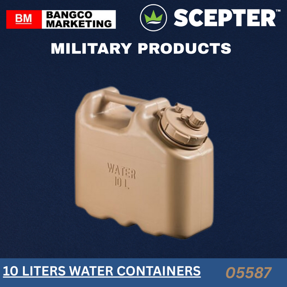 SCEPTER MILITARY CONTAINER (MILITARY WATER CAN SAND) 10LITERS | Shopee ...
