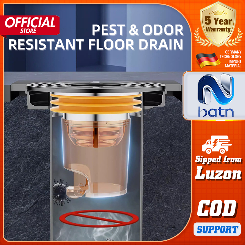 【Neo】ABS Magnetic Floor Drain Universal Bathroom Insect Odor Resistant ...